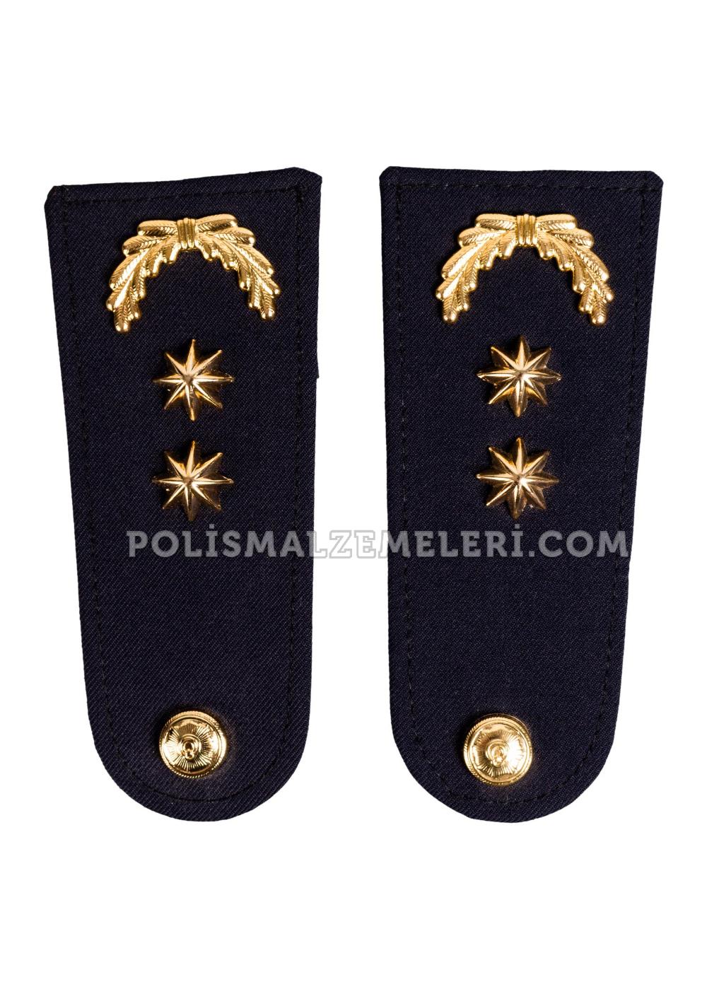 Metal 3.sınıf Polis Emniyet Müdürü Apolet Rütbe | Polismalzemeleri | 1601