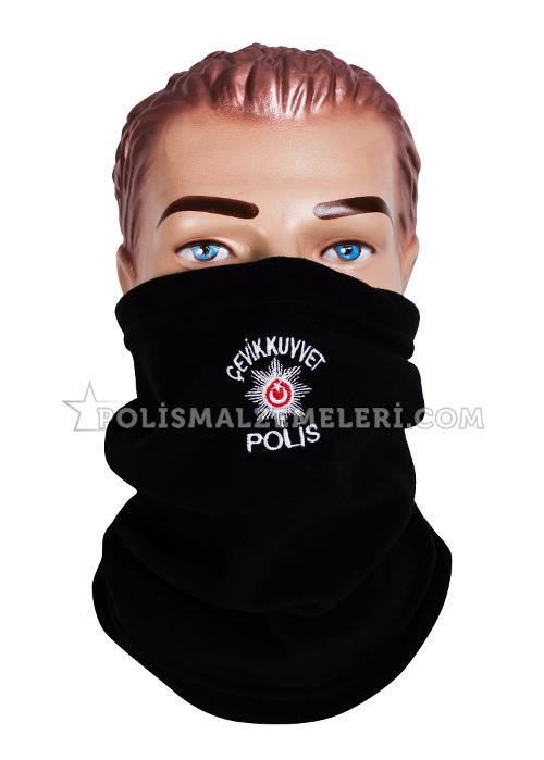 Siyah Çevik Kuvvet Polis Armalı Polar Boyunluk Bere | Polis Malzemeleri ...