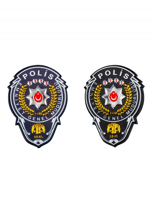 Kabartmalı Egm Polis Cüzdan Rozeti | Polis Malzemeleri | 4280